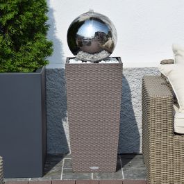 Terrassen Kugelbrunnen Visio Terra mokka 110 Led